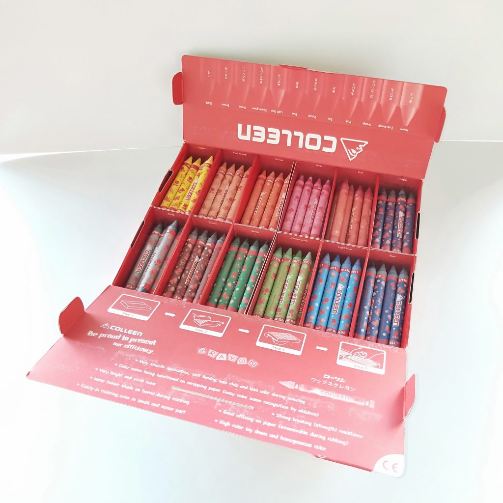 JC-144 Colleen Premium Sets Crayon 12 Colours x 12 Pcs – Online Book ...
